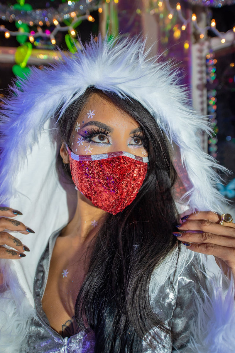 CH566 - Sequin Tailored Mask – The Sultry Vixen