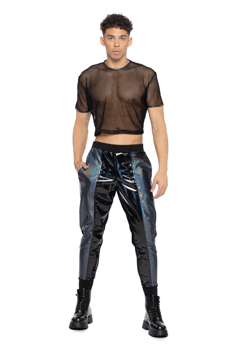 JR153 - Python & PVC Unisex Jogger – The Sultry Vixen