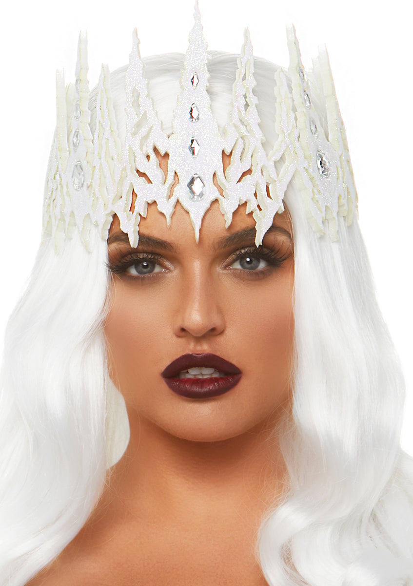 Glitter die cut jeweled crown. - A2870 – The Sultry Vixen