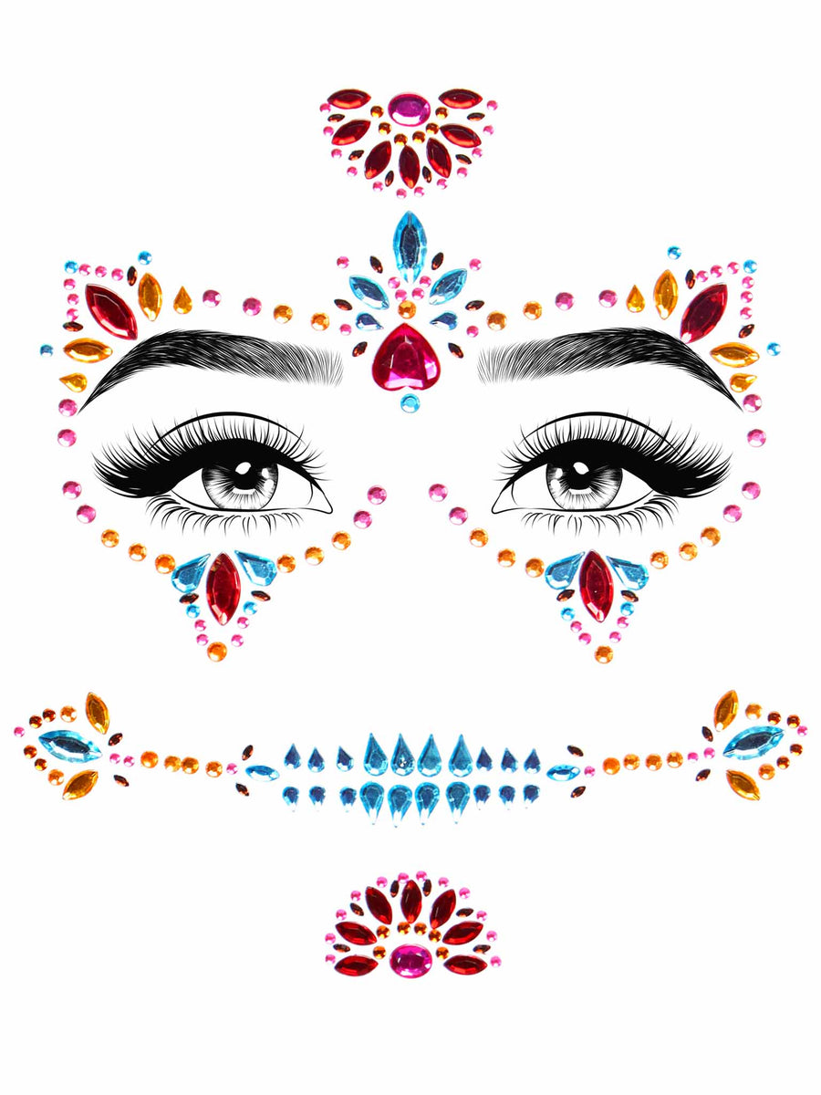 DOTD adhesive face jewels stic - EYE020 – The Sultry Vixen